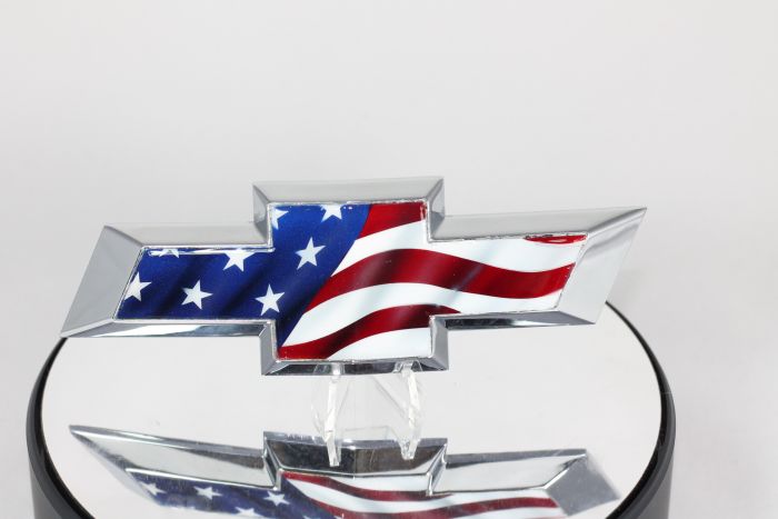 Chevy Logo With American Flag